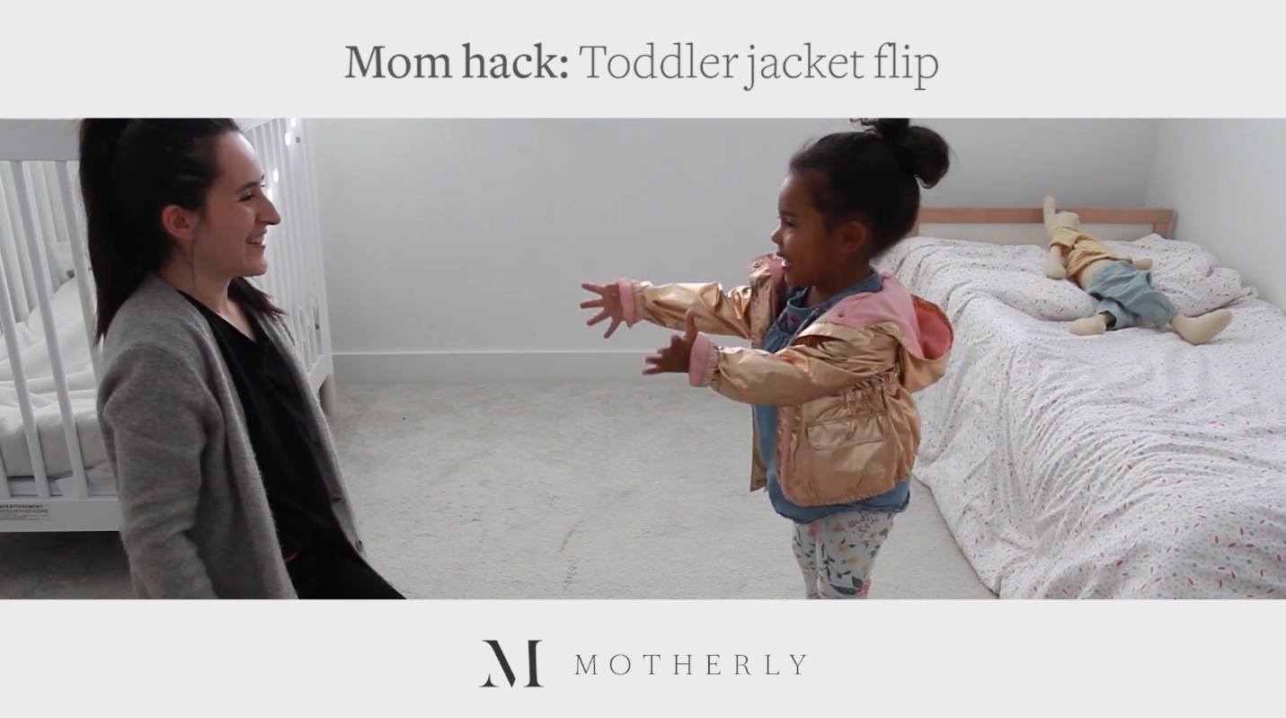 Mom Hack: Toddler Jacket Flip - Motherly