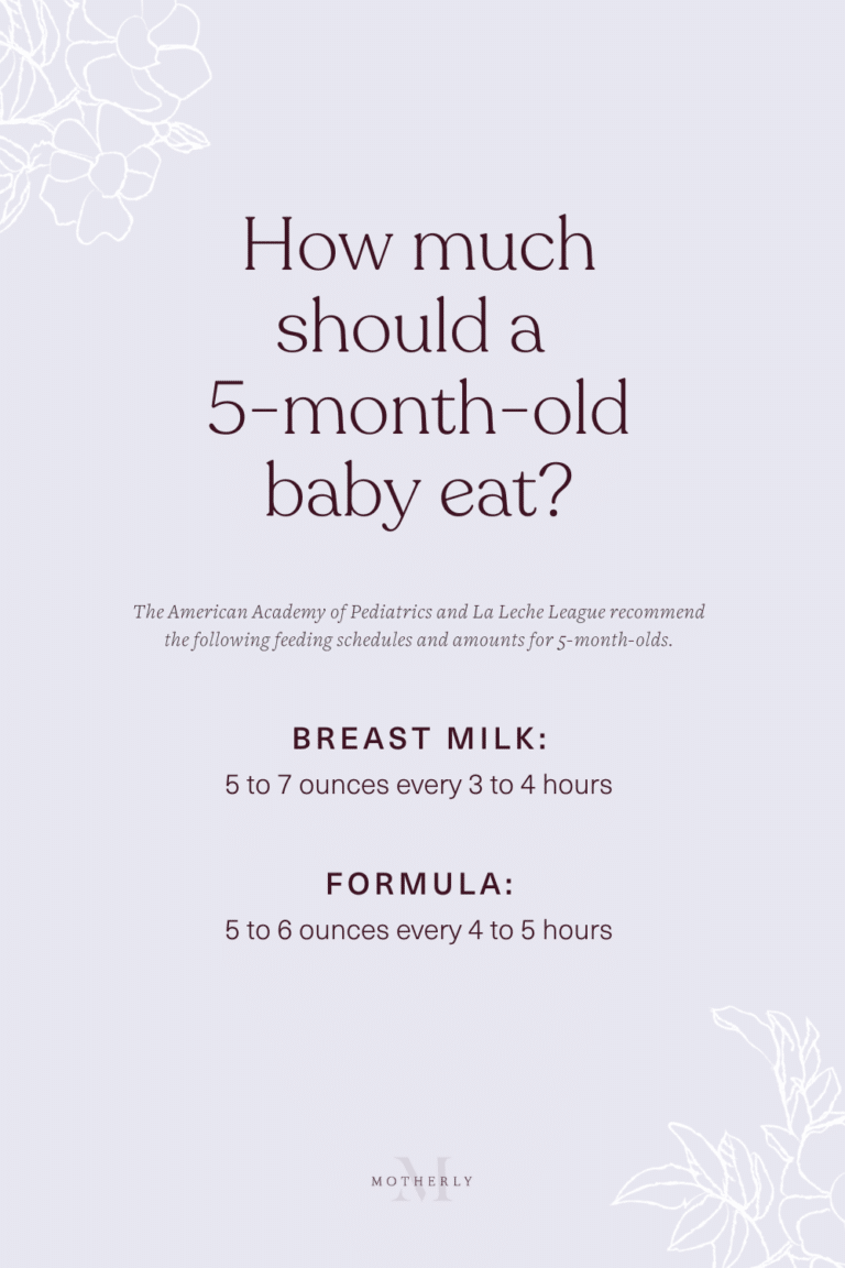 5-Month-Old Baby Feeding Schedule - Motherly