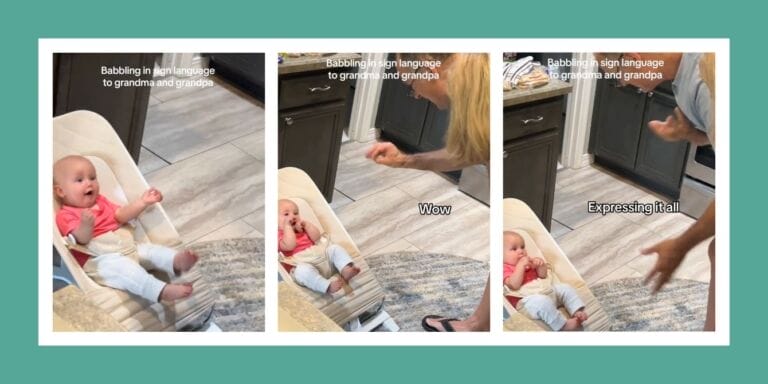 Deaf Child Reacting To Character On Bluey In Viral TikTok - Motherly