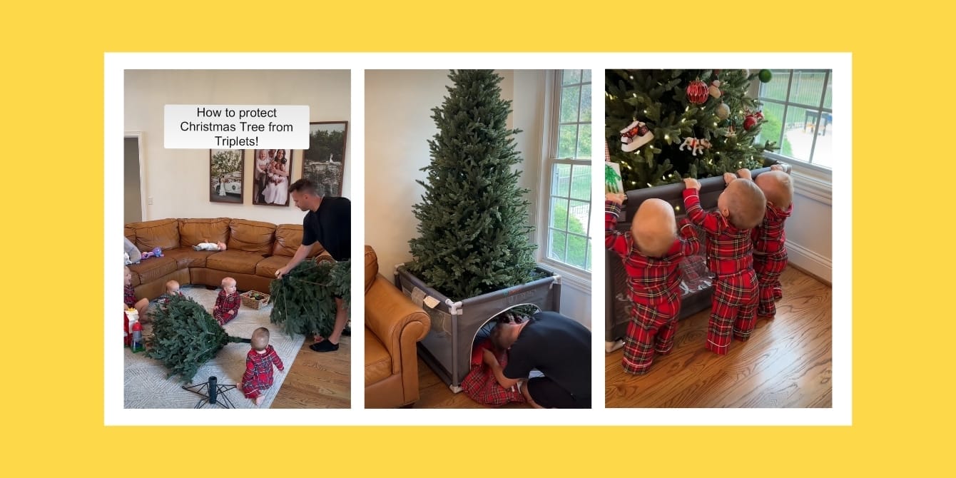 Toddler-safe Christmas tree hack goes viral with 24 million views
