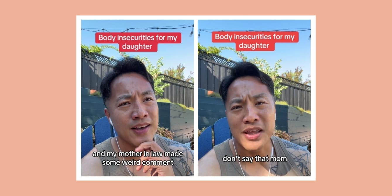 Dad calls out grandma’s body-shaming to protect his daughter