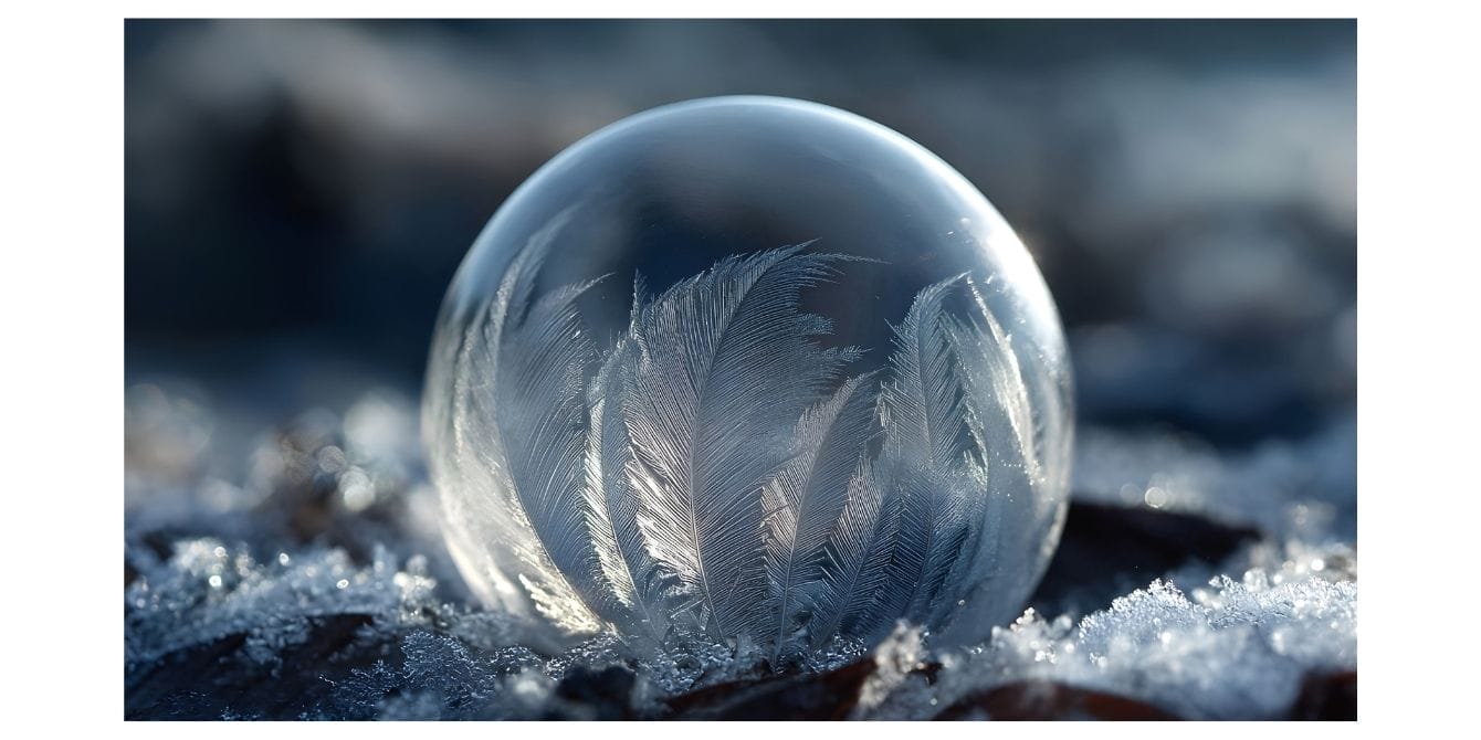 Frozen Bubbles Science Experiment for Kids